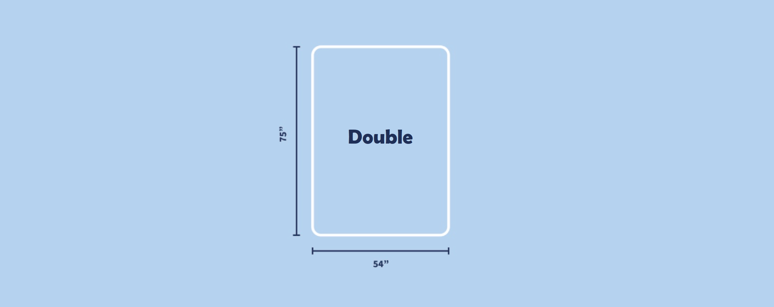 Ideal double bed size store